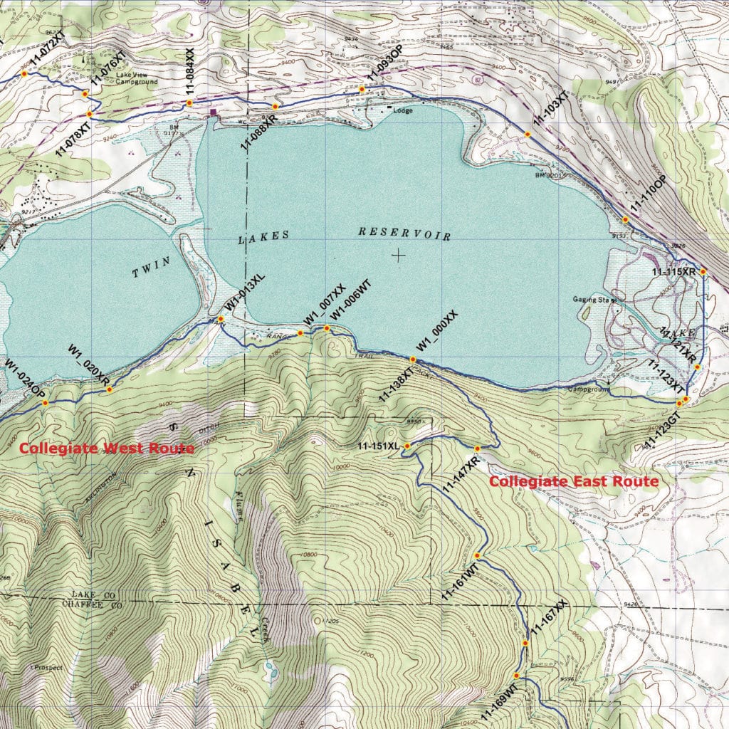 Collegiate Loop Map Book - Colorado Trail Foundation