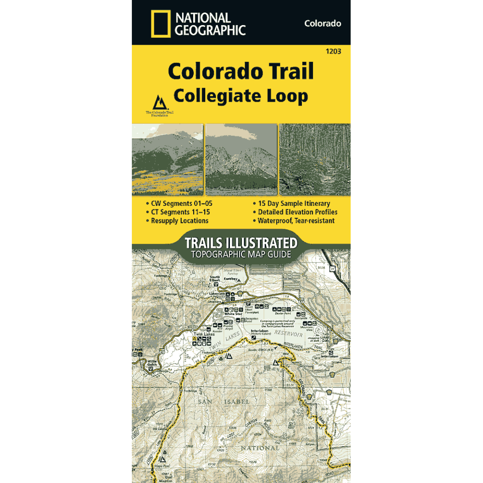 Colorado Trail Map Book - Colorado Trail Foundation