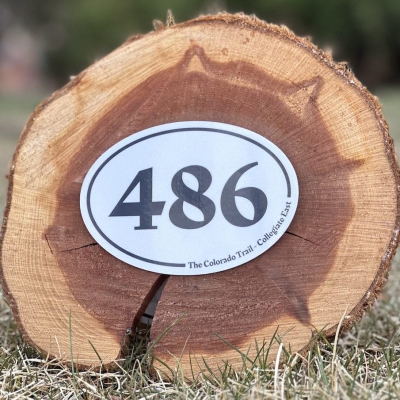 CT 486 Miles Sticker - Colorado Trail Foundation