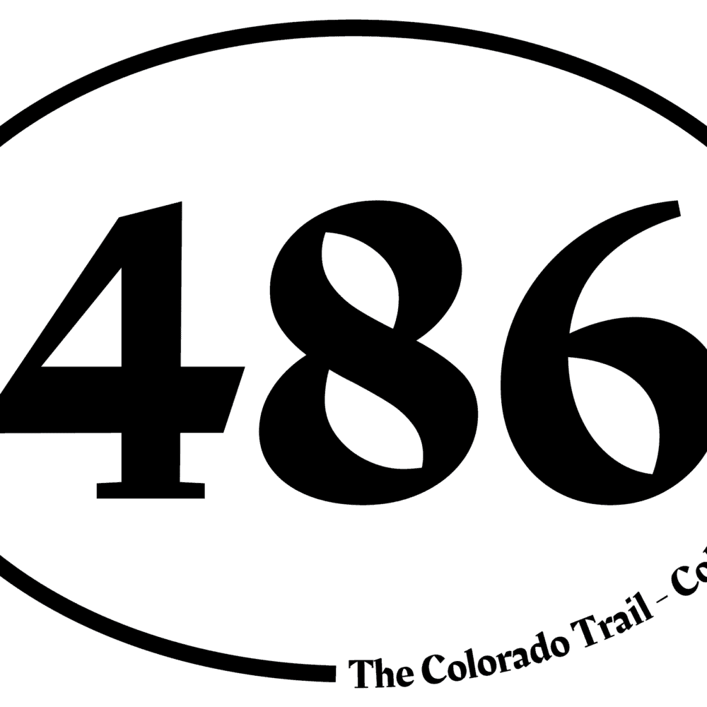 CT 486 Miles Sticker - Colorado Trail Foundation