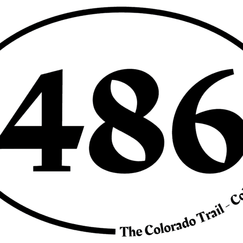 CT 486 Miles Sticker - Colorado Trail Foundation