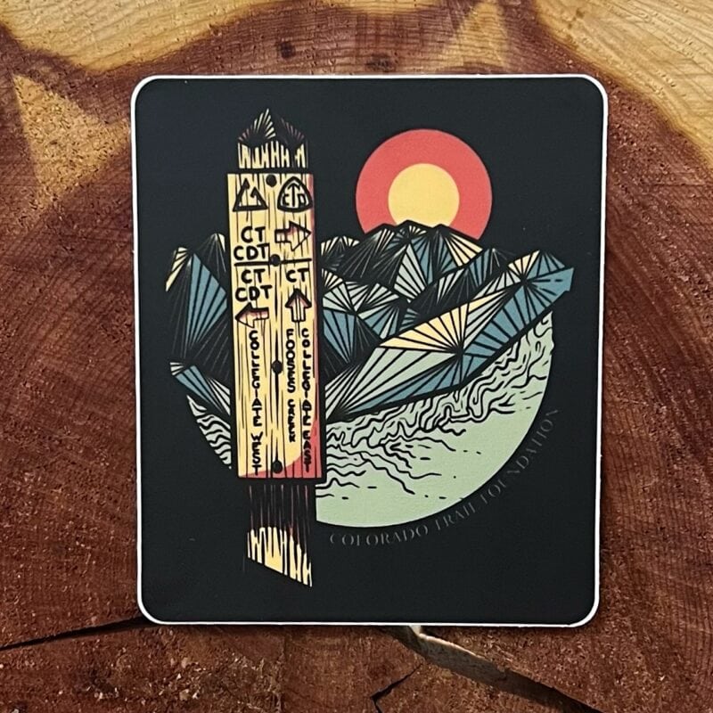 CT Trail Marker Sticker - Colorado Trail Foundation