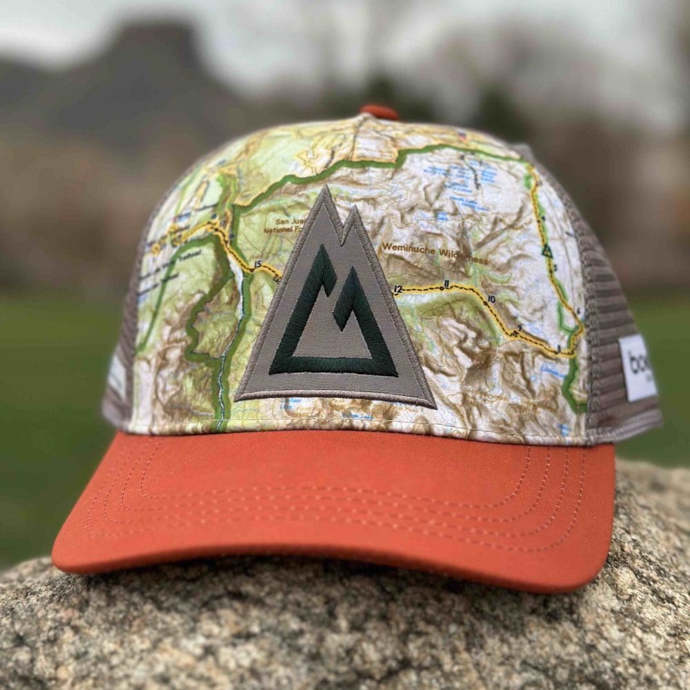 Colorado Trail Map Trucker Hat (Segment 24) - Colorado Trail Foundation