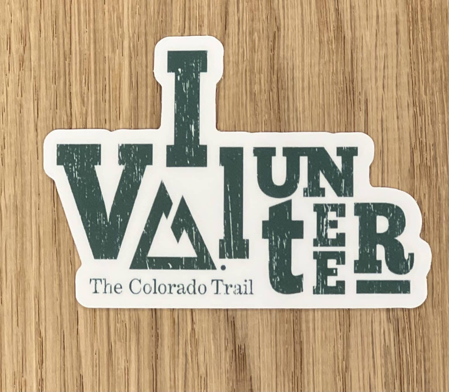 CTF I Volunteer Sticker - Colorado Trail Foundation