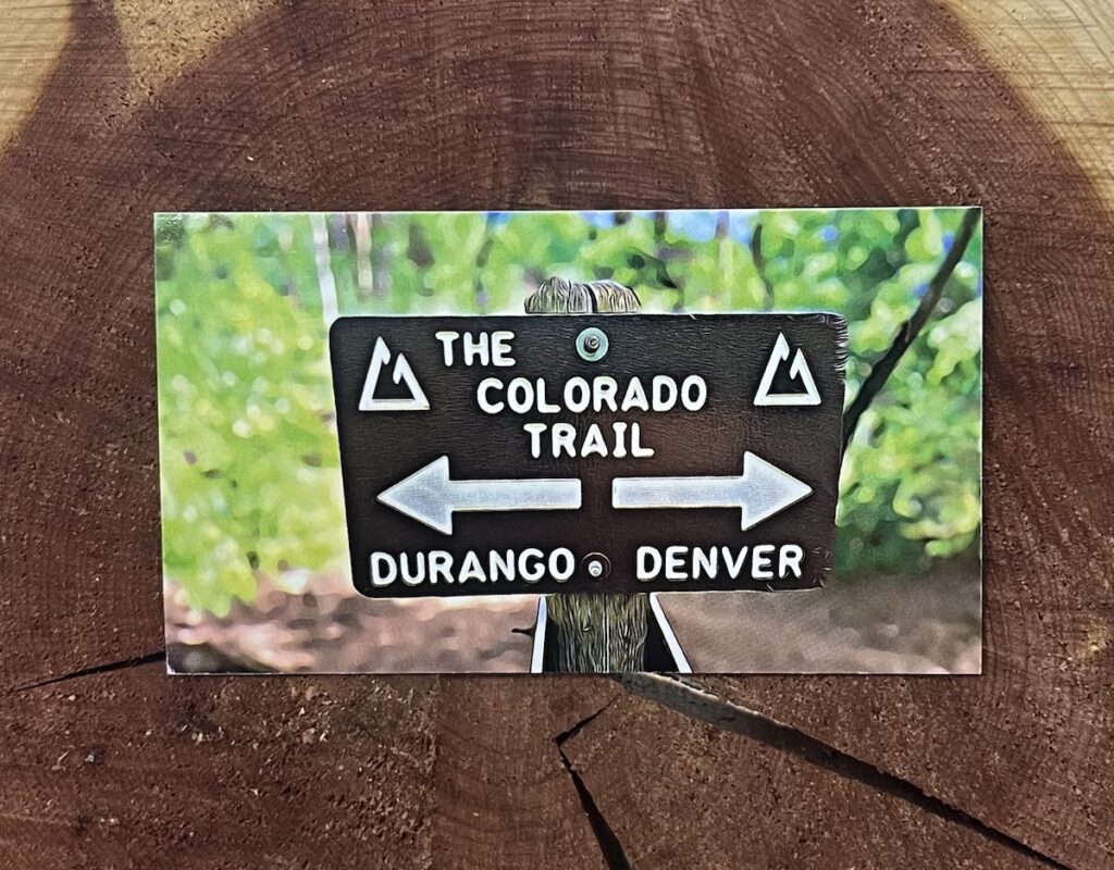 CT Magnet- Denver to Durango Sign - Colorado Trail Foundation