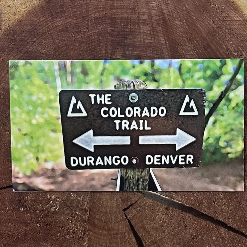 CT Magnet- Denver to Durango Sign - Colorado Trail Foundation